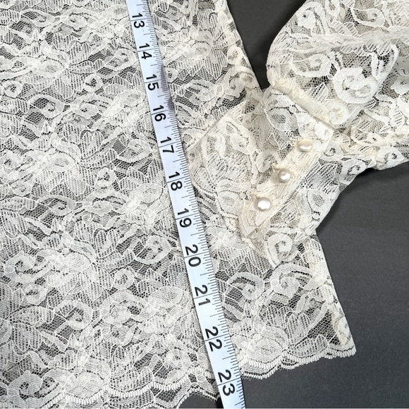 Vintage | Tops | Vintage With Tags Alice Stuart Victorian Lace Blouse ...